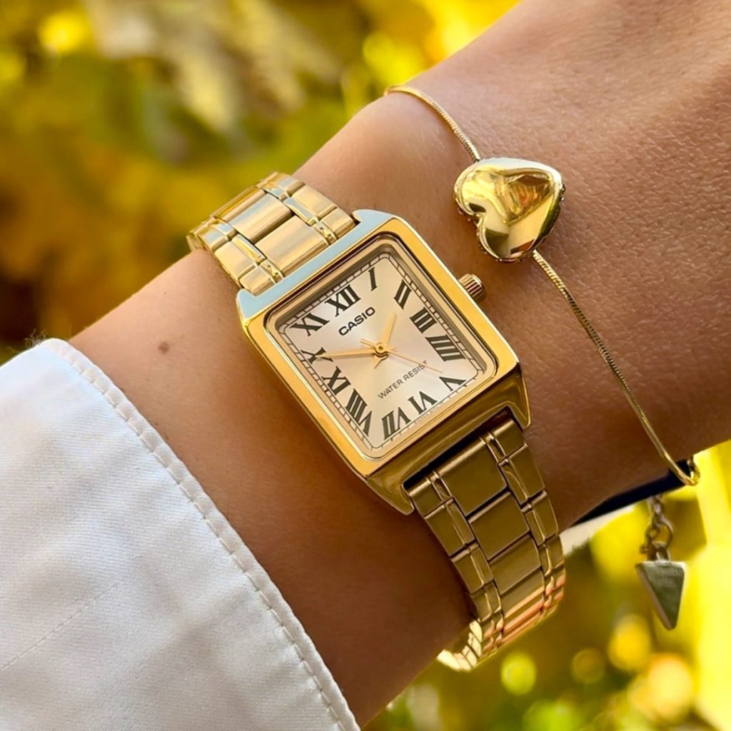 Reloj Casio Vintage de Mujer LTP-V007G-9B Dorado – XoxoPeru